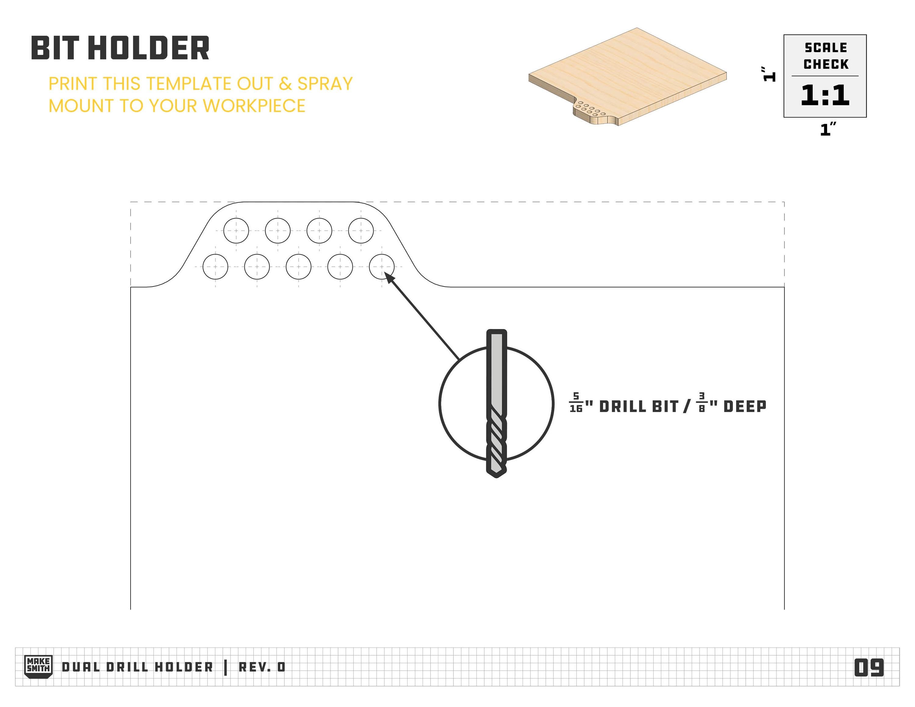 Dual Drill Holder Build Plans – DIY Cordless Drill Rack With Bit ...