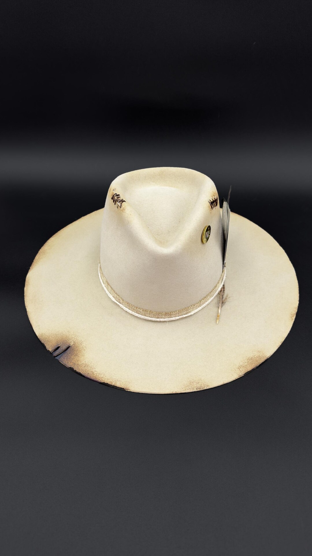 Bulletproof, Cowboy Hat, Handmade, Rabbit Fur Felt, Western Hat, Bullet ...