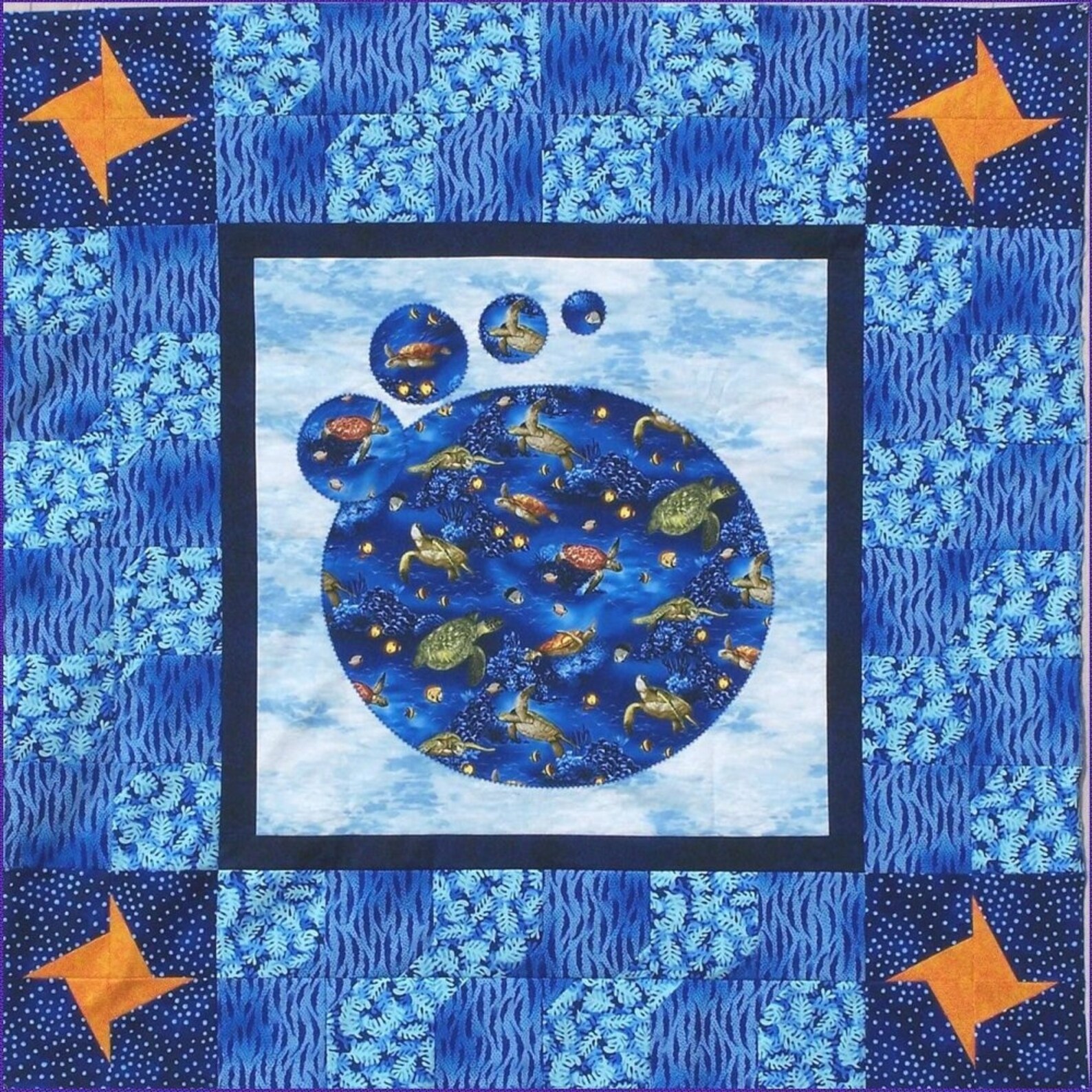 UNDER THE SEA Quilt Pattern - B J Q 127 --- Printable Download Pdf E ...