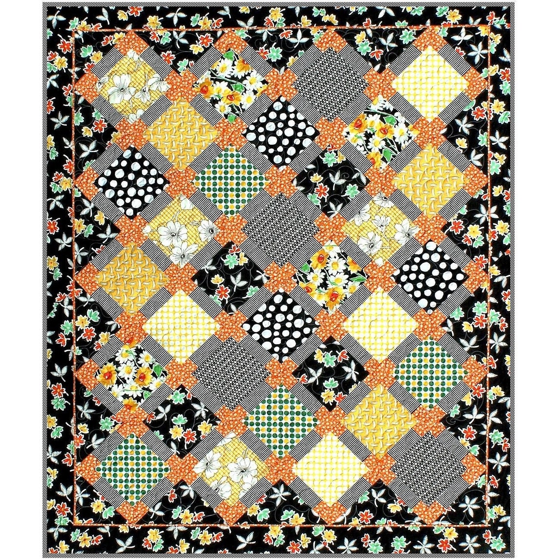 HOT SPOTS Quilt Pattern - B J Q 112 --- Printable Download Pdf E ...