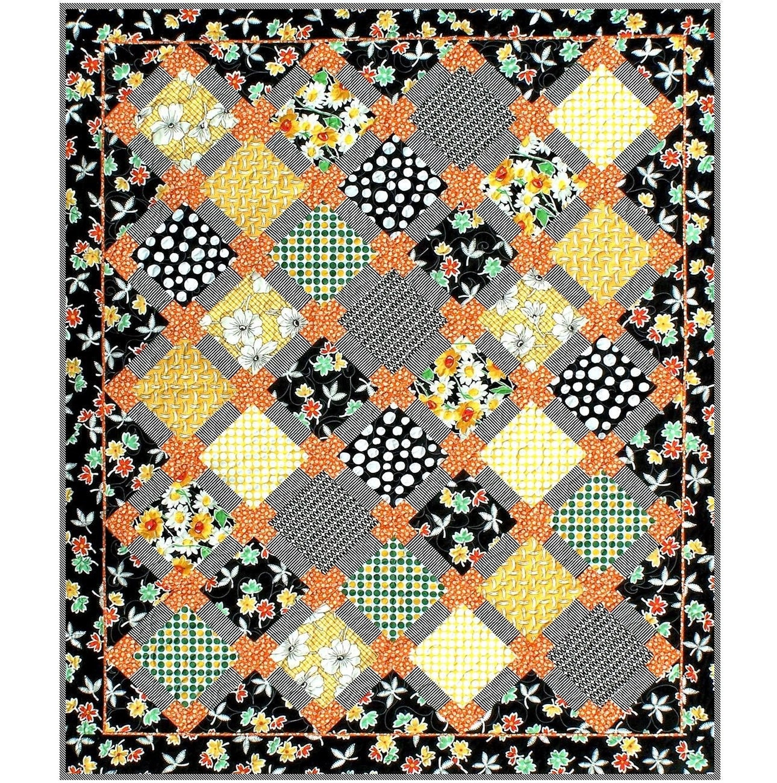 HOT SPOTS Quilt Pattern - B J Q 112 --- Printable Download Pdf E ...