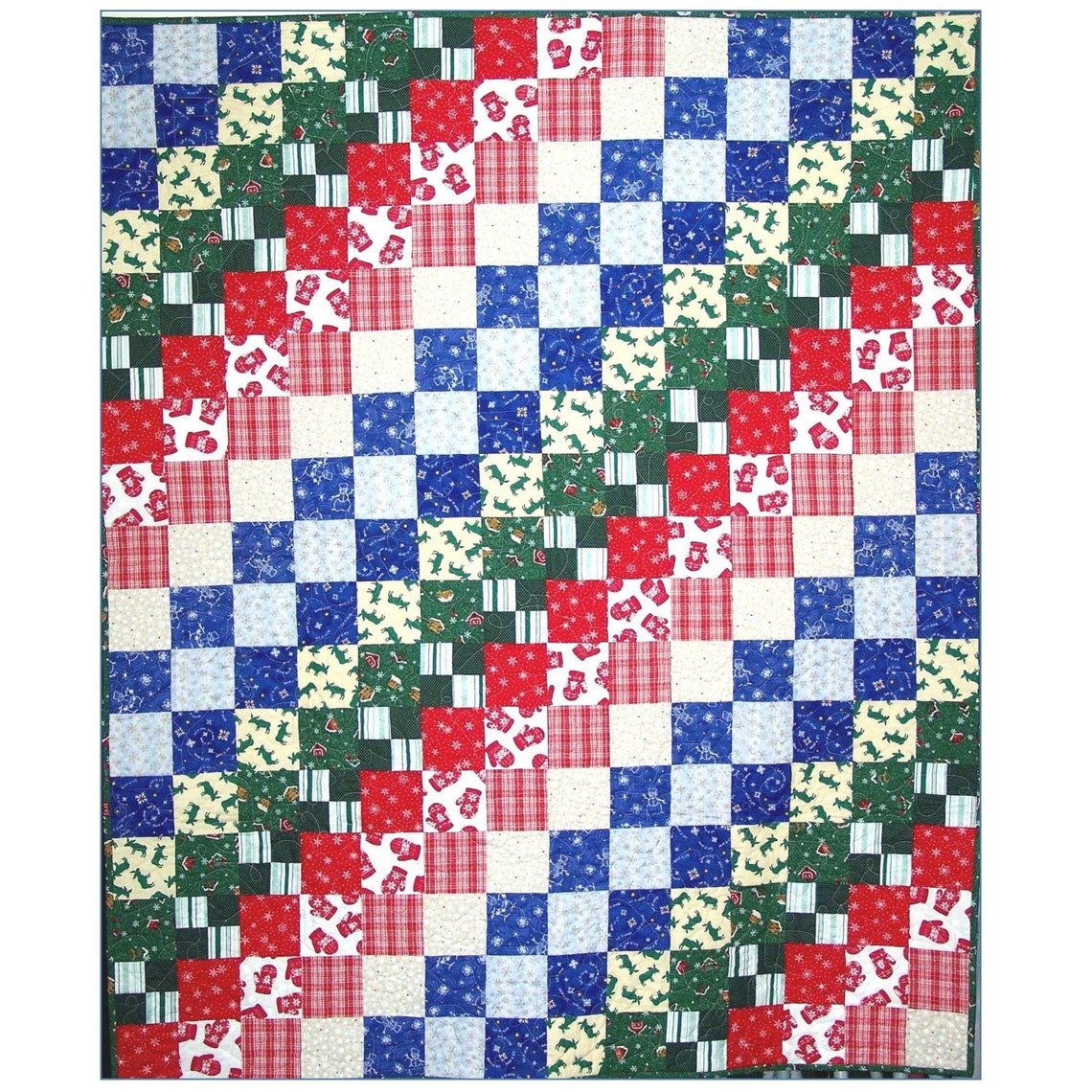 BITS & PIECES Quilt Pattern B J Q 105 Printable Download Pdf E-pattern ...