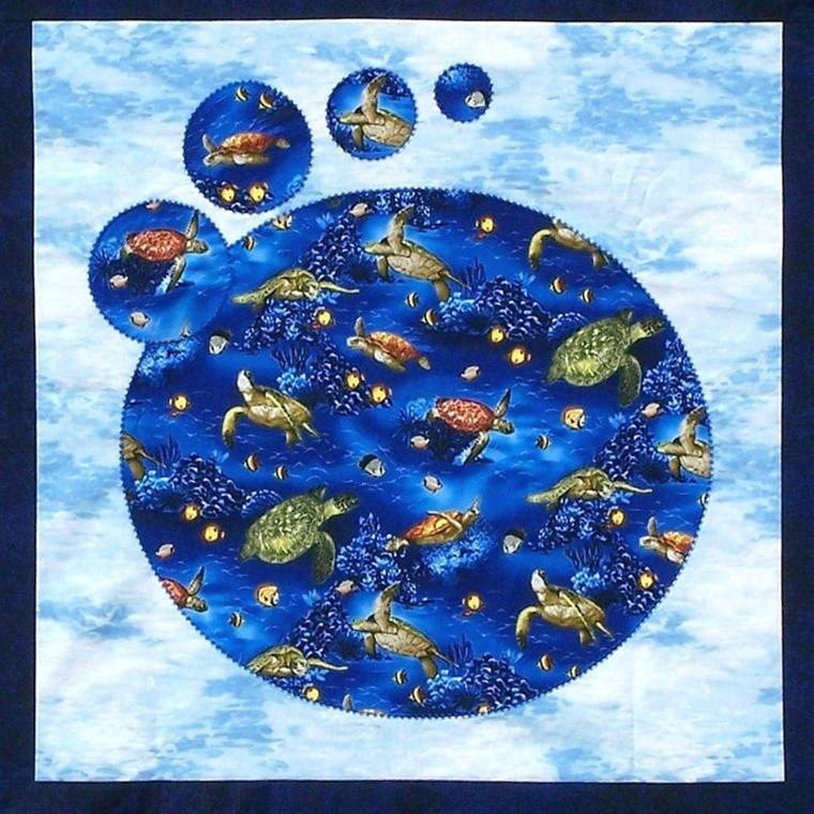 UNDER THE SEA Quilt Pattern - B J Q 127 --- Printable Download Pdf E ...