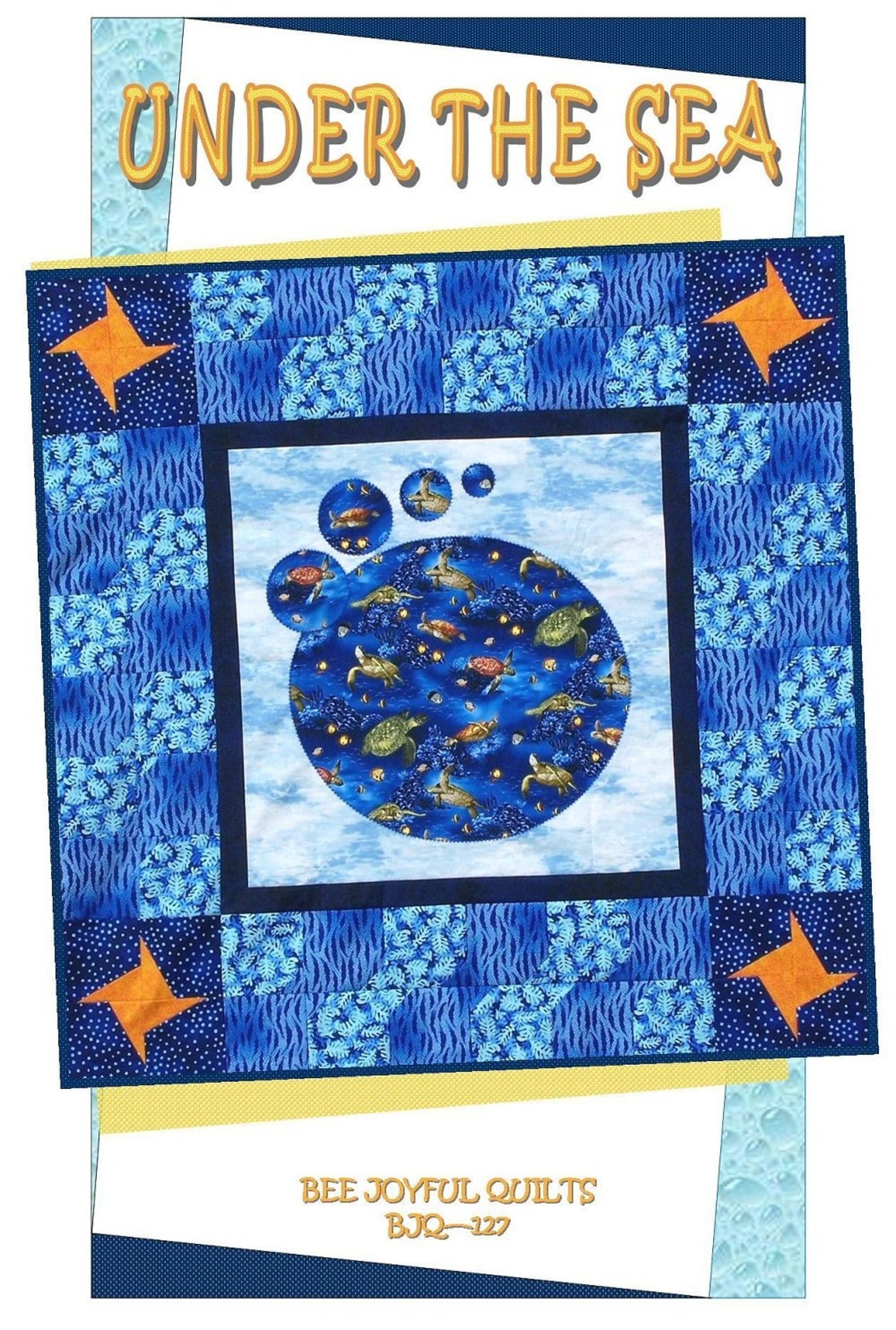 UNDER THE SEA Quilt Pattern - B J Q 127 --- Printable Download Pdf E ...