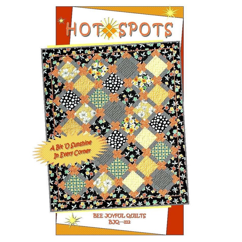 HOT SPOTS Quilt Pattern - B J Q 112 --- Printable Download Pdf E ...
