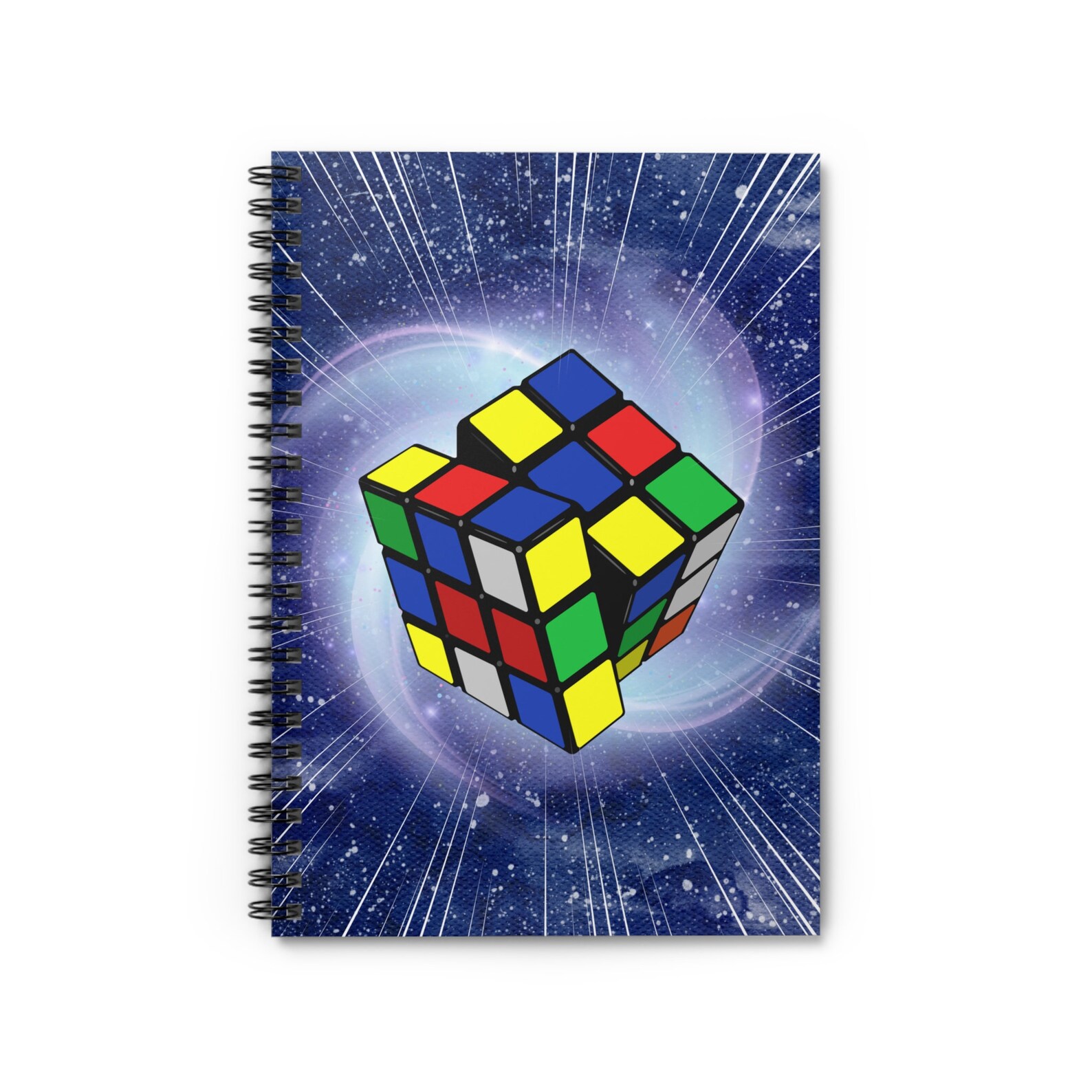 Rubik's Cube Spiral Notebook: Gamer Puzzle Design - Etsy
