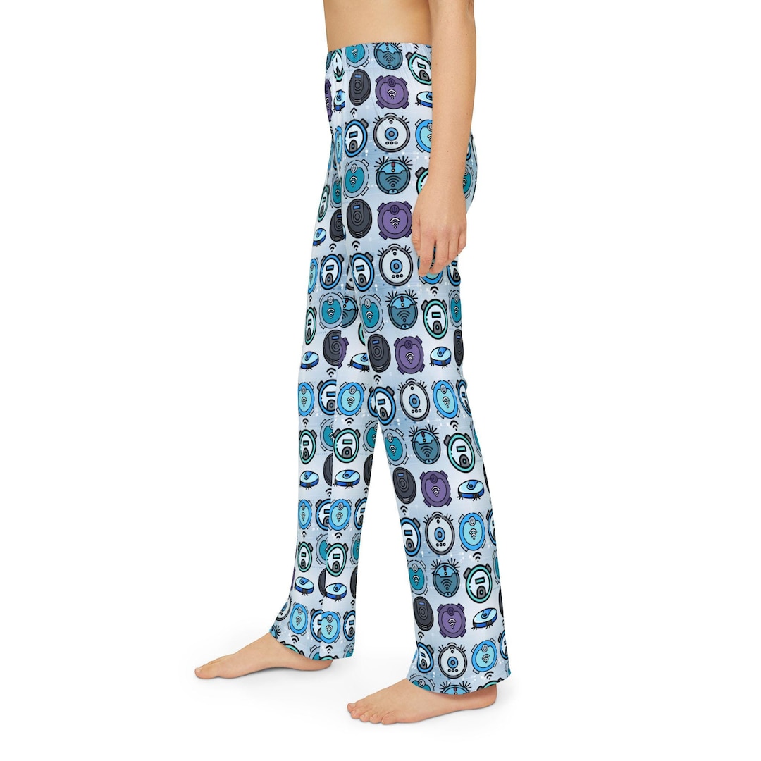 Kids Robot Vacuum Pajama Pants: Soft Polyester Pjs - Etsy