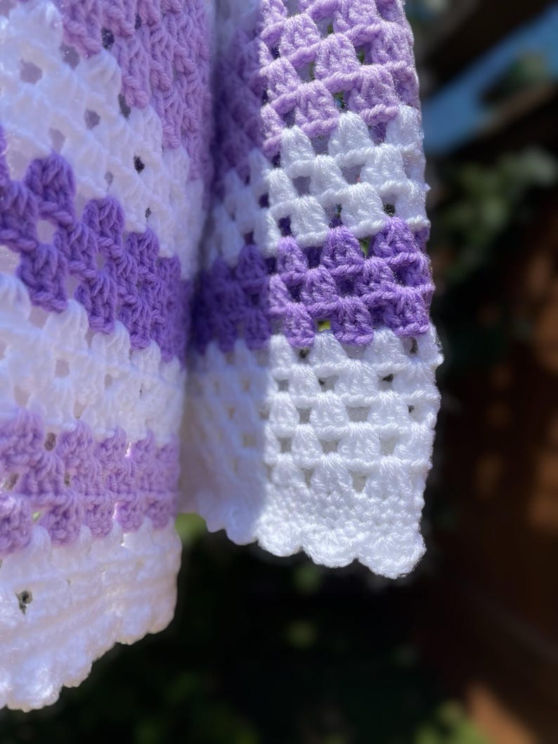 Lavender Granny Square Cardigan/cover-up - Etsy