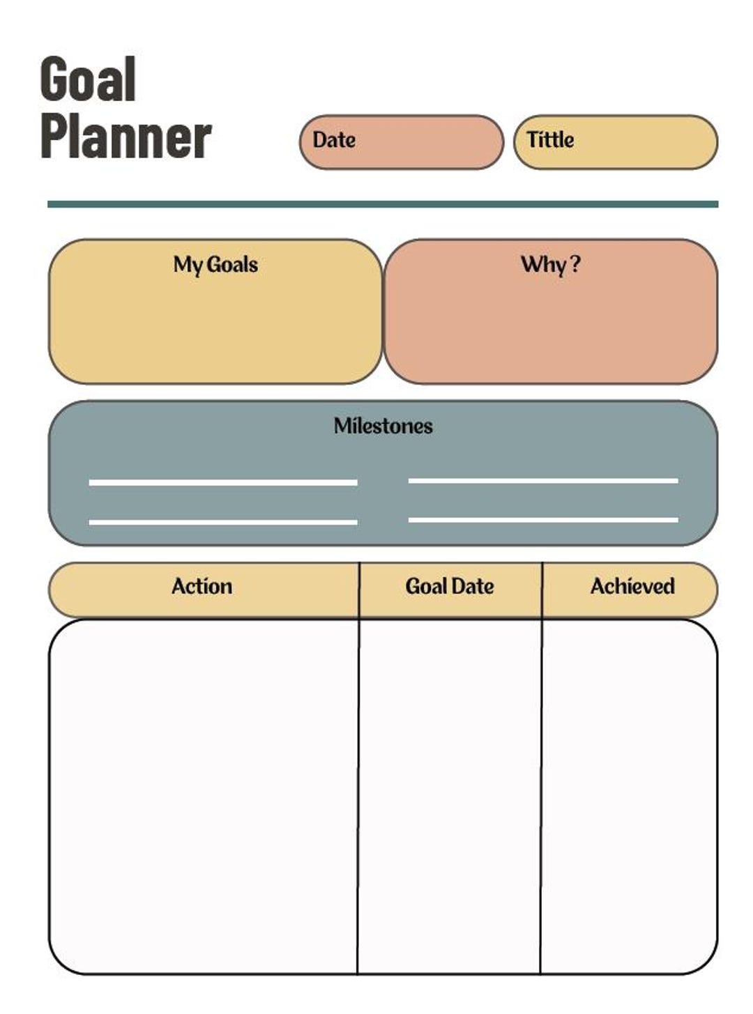Ultimate Goal & Life Planner Kit - Etsy