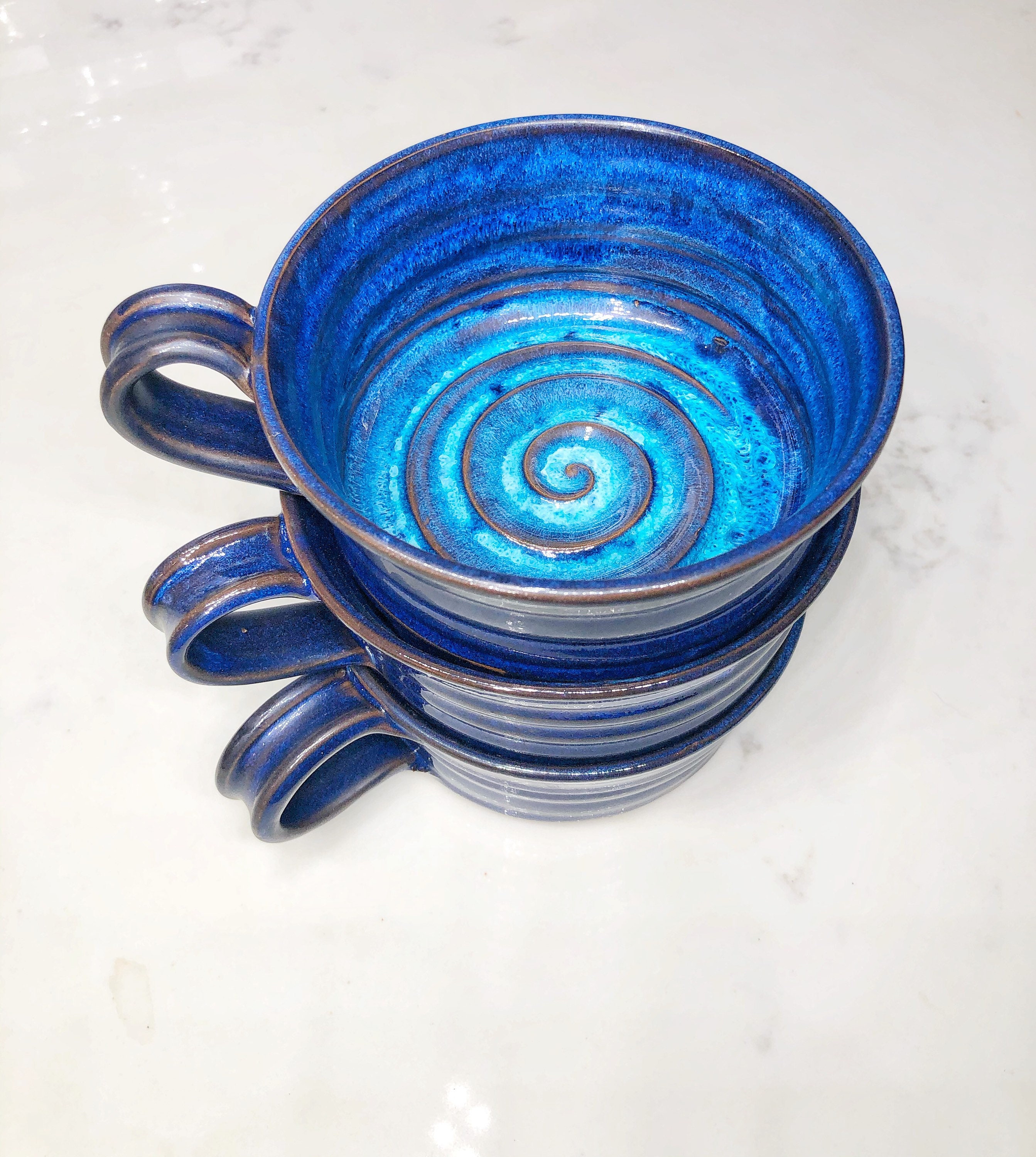 Royal Blue Soup Cup FREE shipping | Etsy