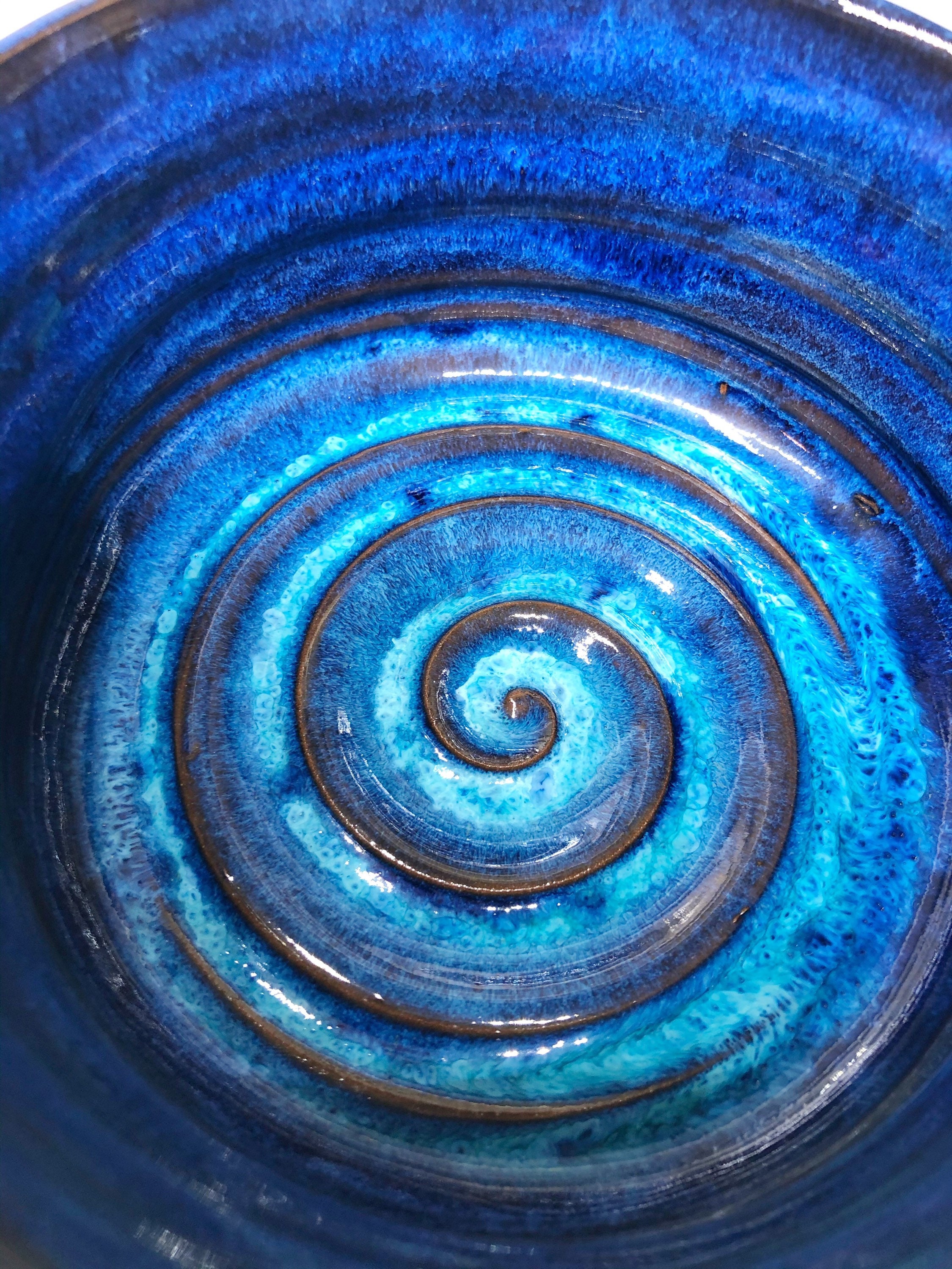 Royal Blue Soup Cup FREE shipping | Etsy