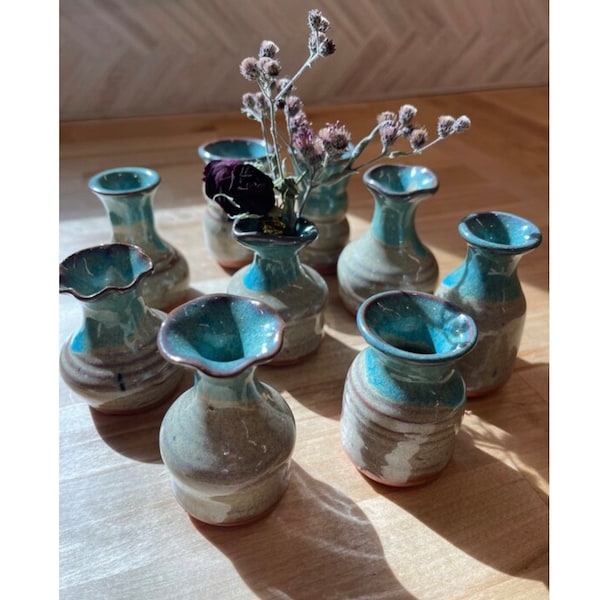 Pottery Bud Vase - Etsy