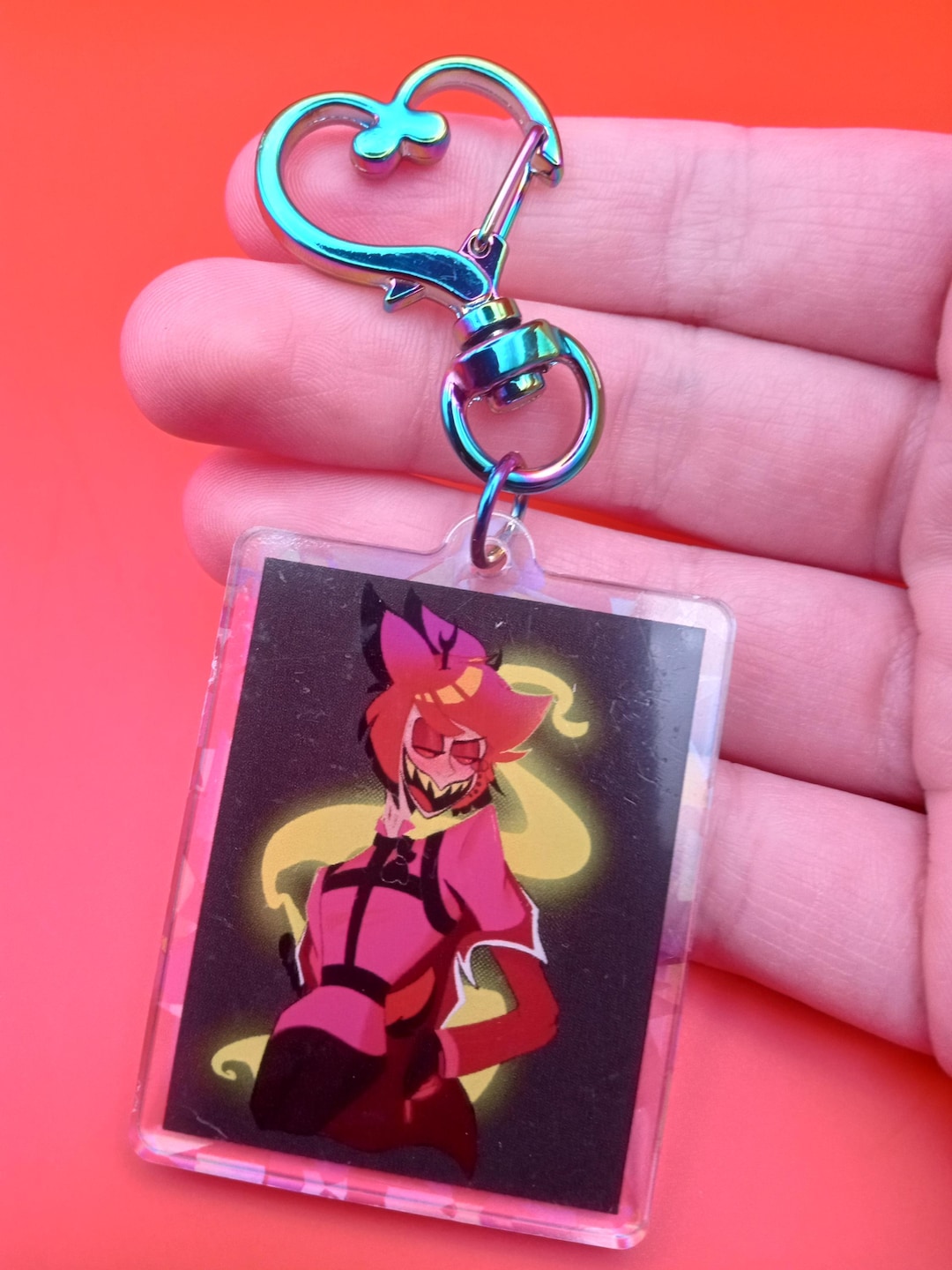 Hazbin Hotel Alastor Acrylic Keychain - Etsy