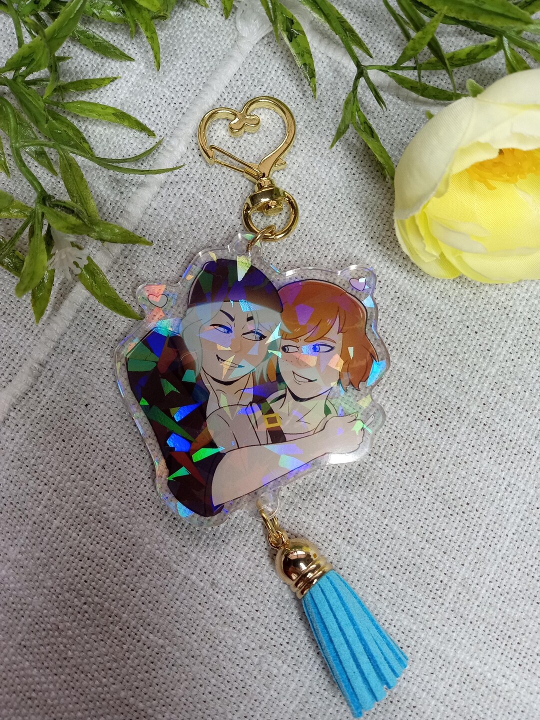 LIS Max and Chloe Tassel Acrylic Charm - Etsy