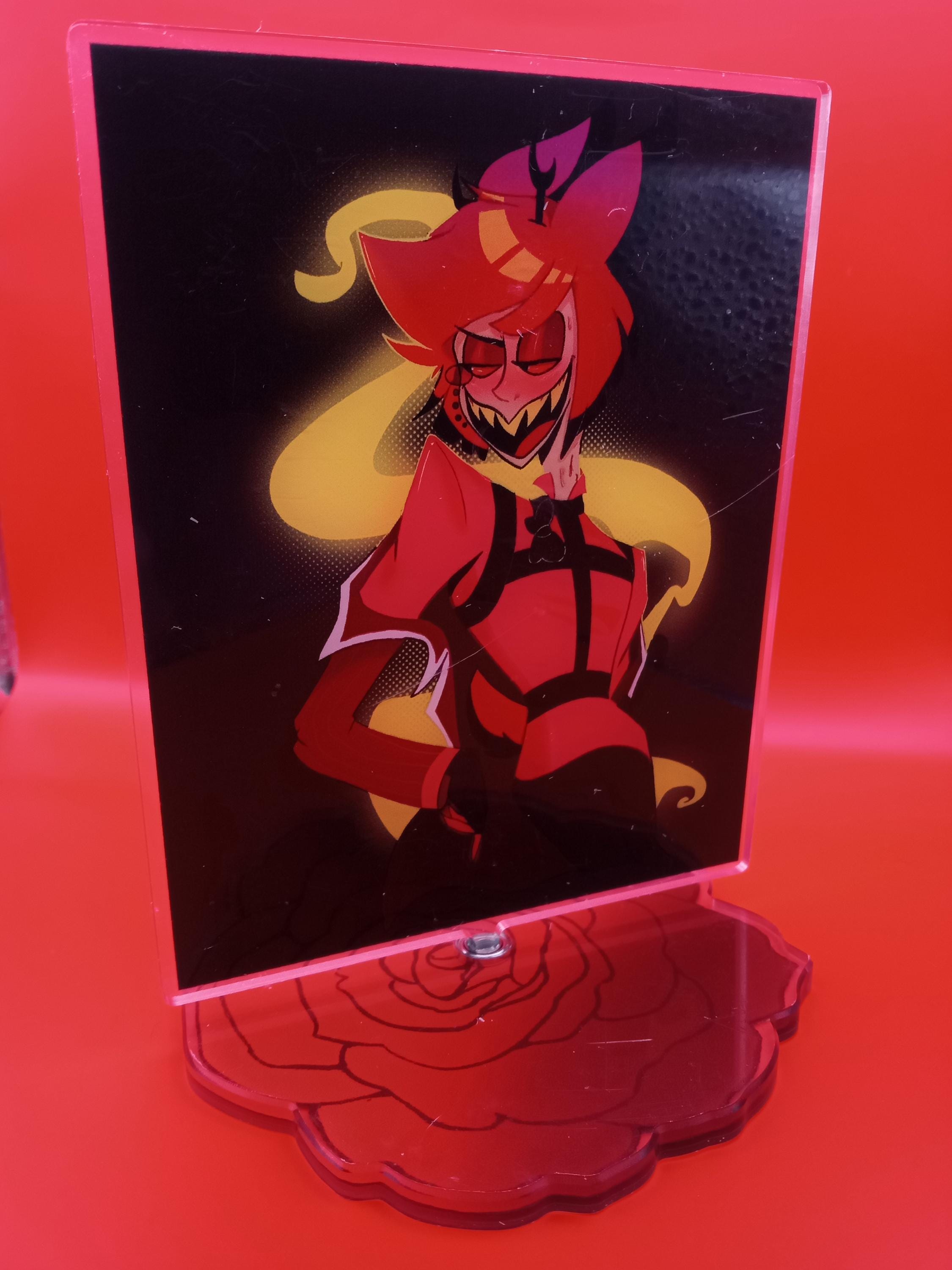 Spinning Alastor Standee- Hazbin Radio Demon Acrylic Standee - Etsy
