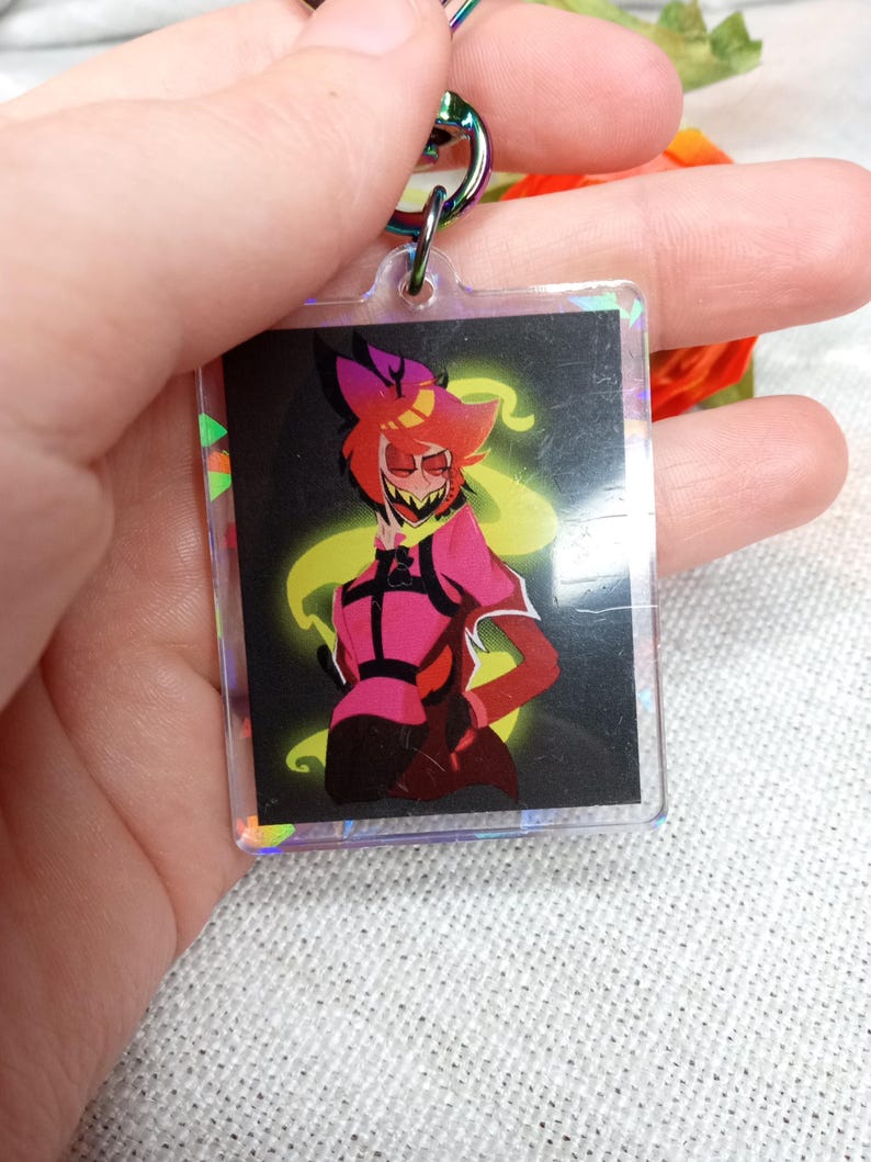 Hazbin Hotel Alastor Acrylic Keychain - Etsy