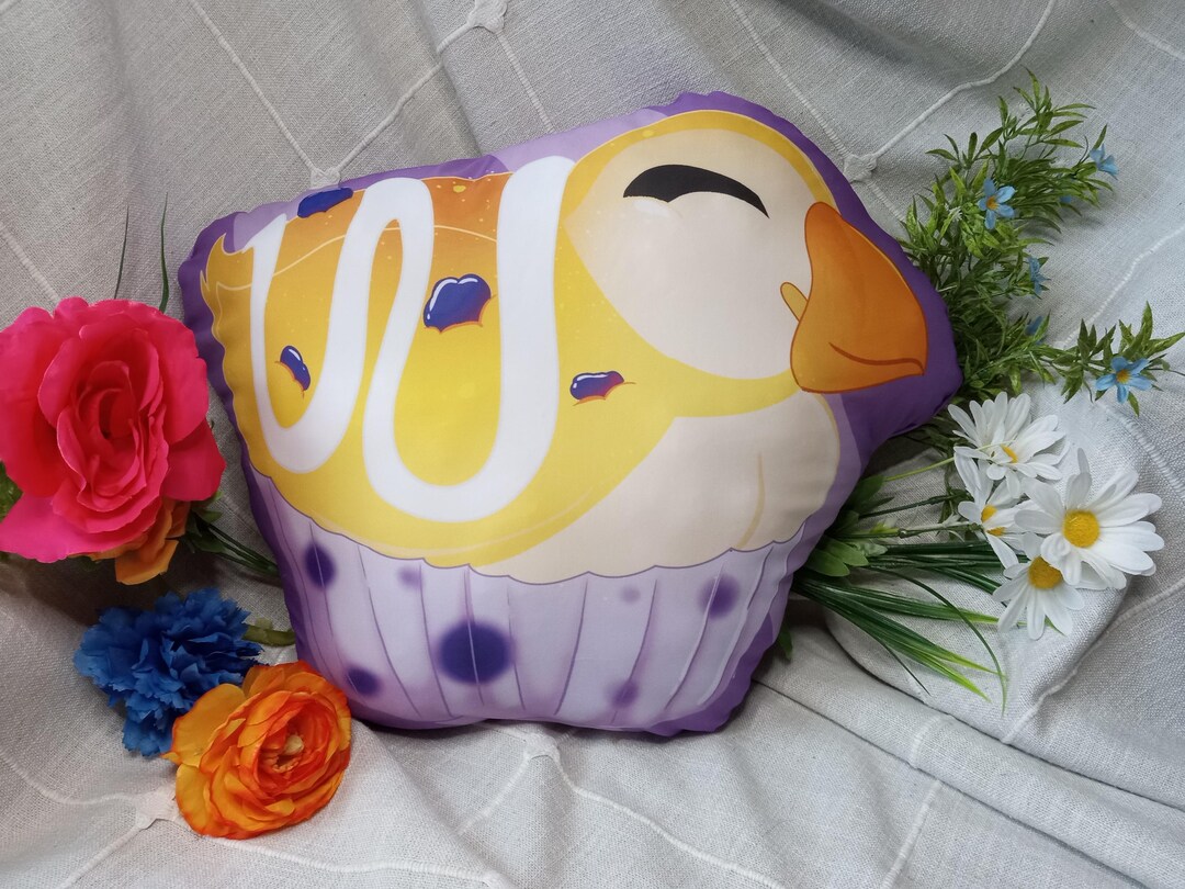 Puffin Muffin Plushie Pillow - Etsy