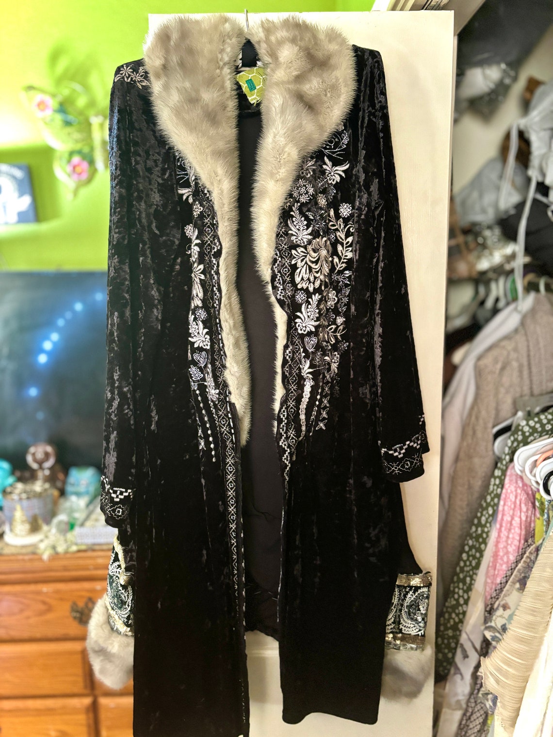 Handmade Real Fur Pennylane Duster Upcycled Vintage Fox Fur One Size ...