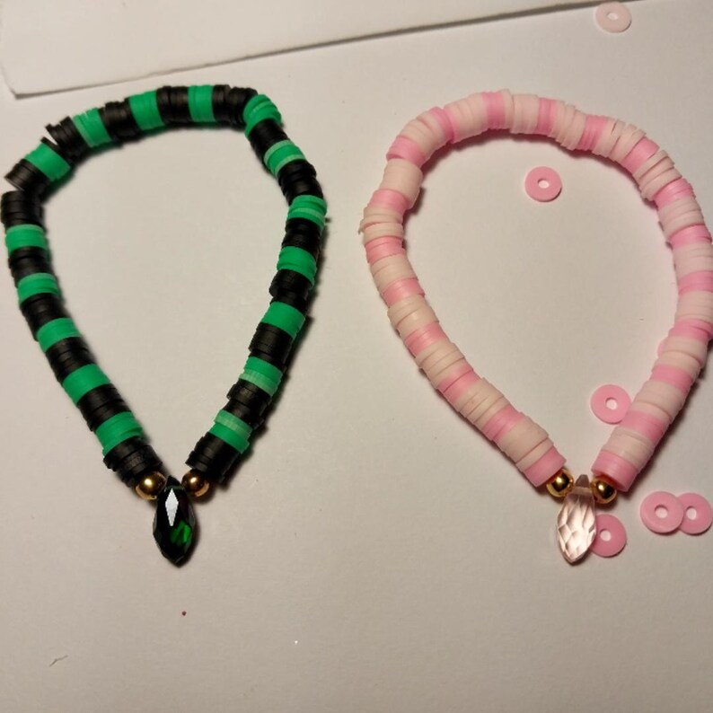 Wicked Themed Clay Bead Bracelets - Etsy