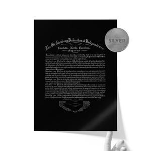 Mecklenburg Declaration of Independence North Carolina Heritage Gold ...