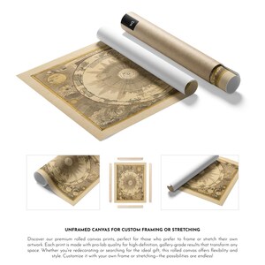17th Century Antique Solar System Map | Hand-drawn Heliocentric Artwork ...