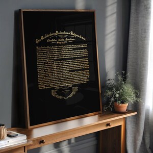 Mecklenburg Declaration of Independence North Carolina Heritage Gold ...