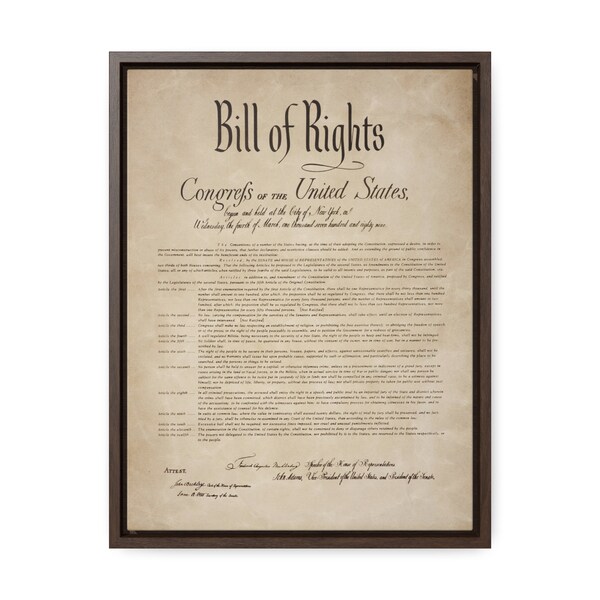 Bill of Rights Poster - Etsy