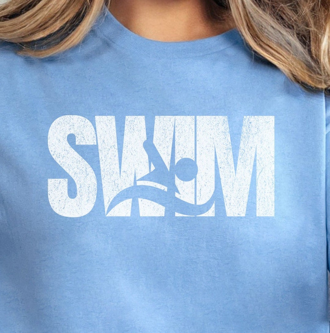 SWIM Shirt, Swimmer Shirt, Swimming Lover Tee, Poolside Apparel, Swim ...