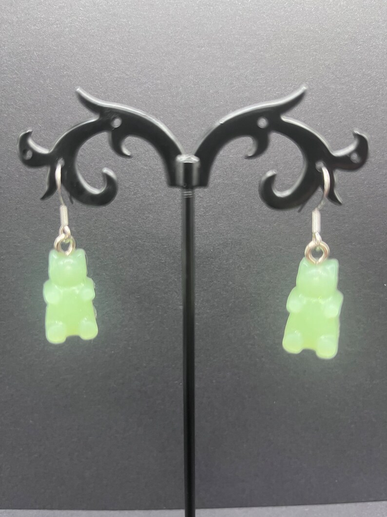 Squishy Gummy Bear Earrings - Etsy