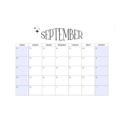 Yearly Calendar July 2024 July 2025 - Etsy