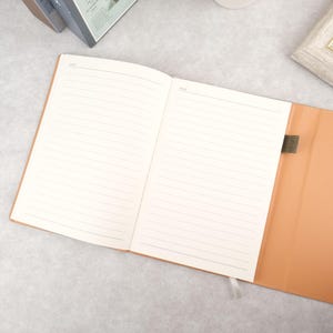 Custom Notebook and Pen Set, Personalized Diary With Gift Box, Leather ...
