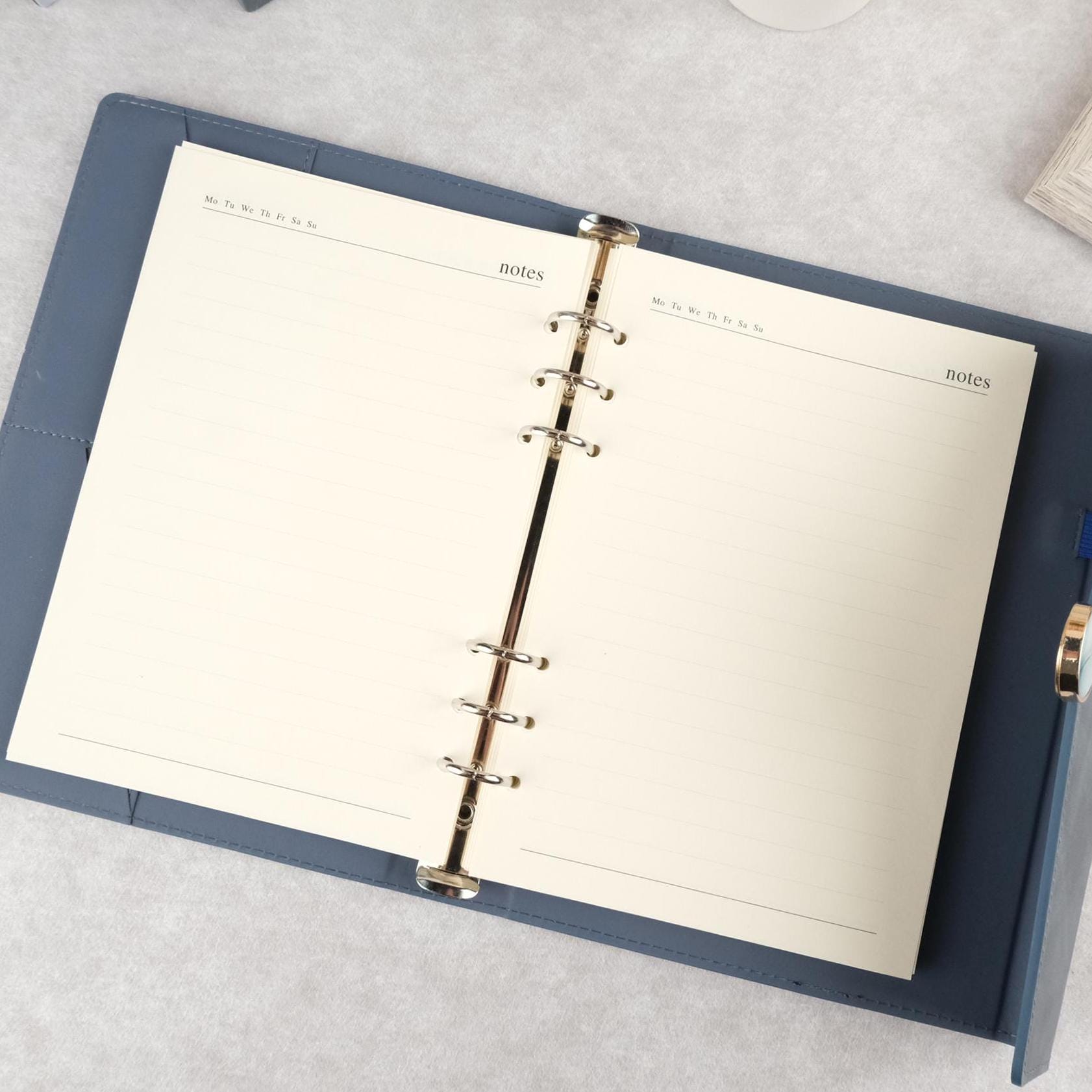Refillable Notebook With Gift Box, Refillable Loose-leaf Diary, Diary ...