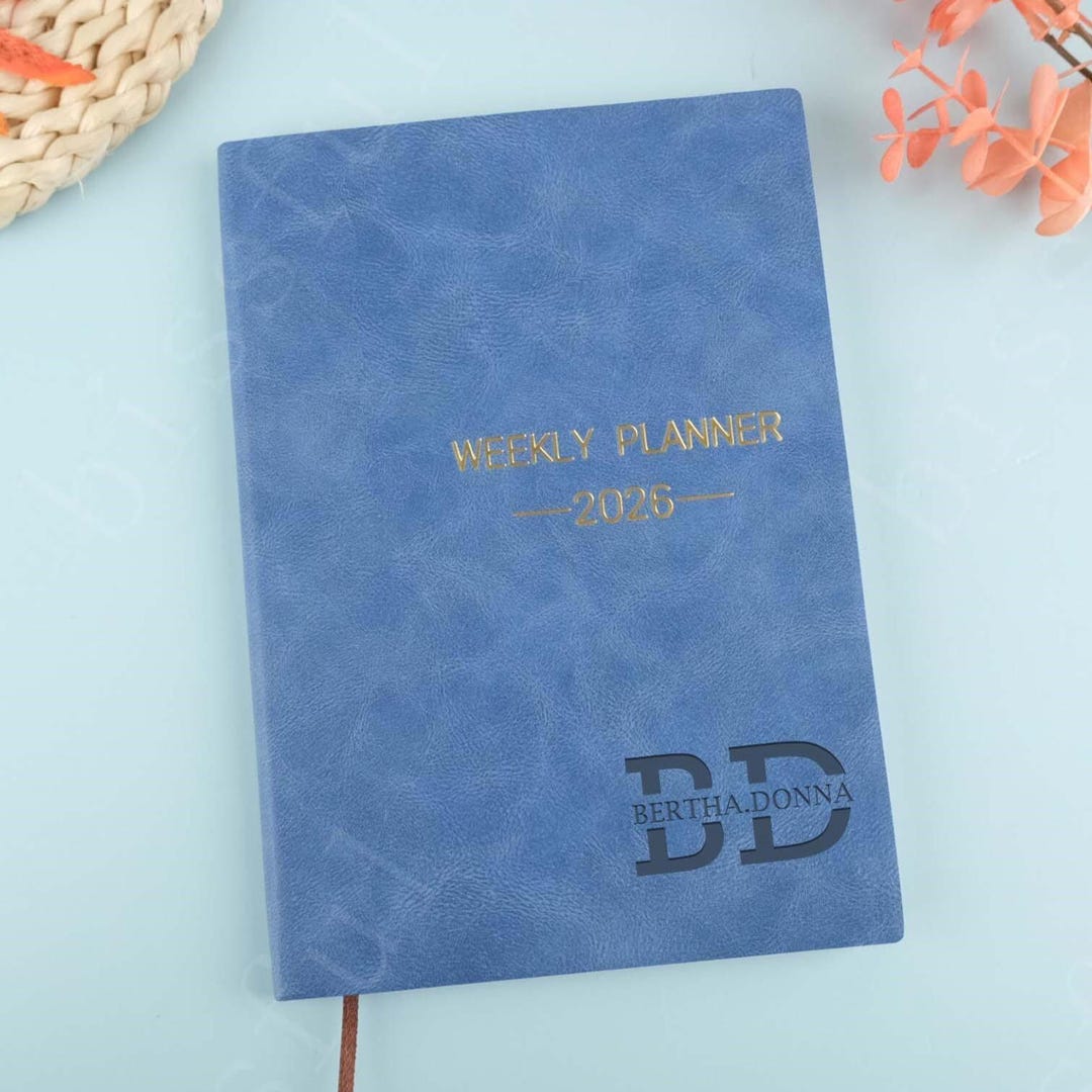 Personalized 2026 Daily Organizer, Personalized Notebook, Daily ...