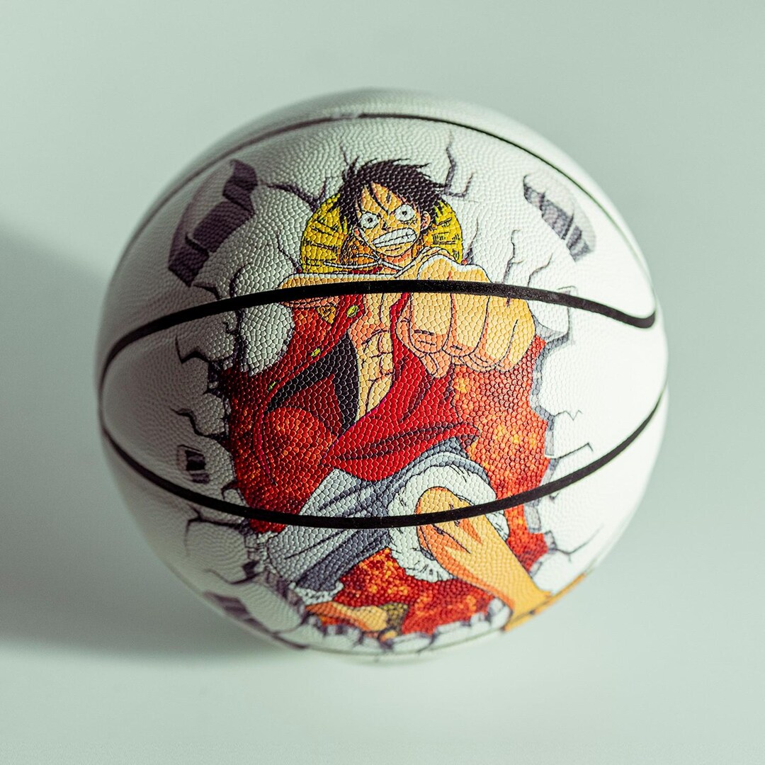 Original Design ONE PIECE Monkey D. Luffy Basketball, PU Leather ...