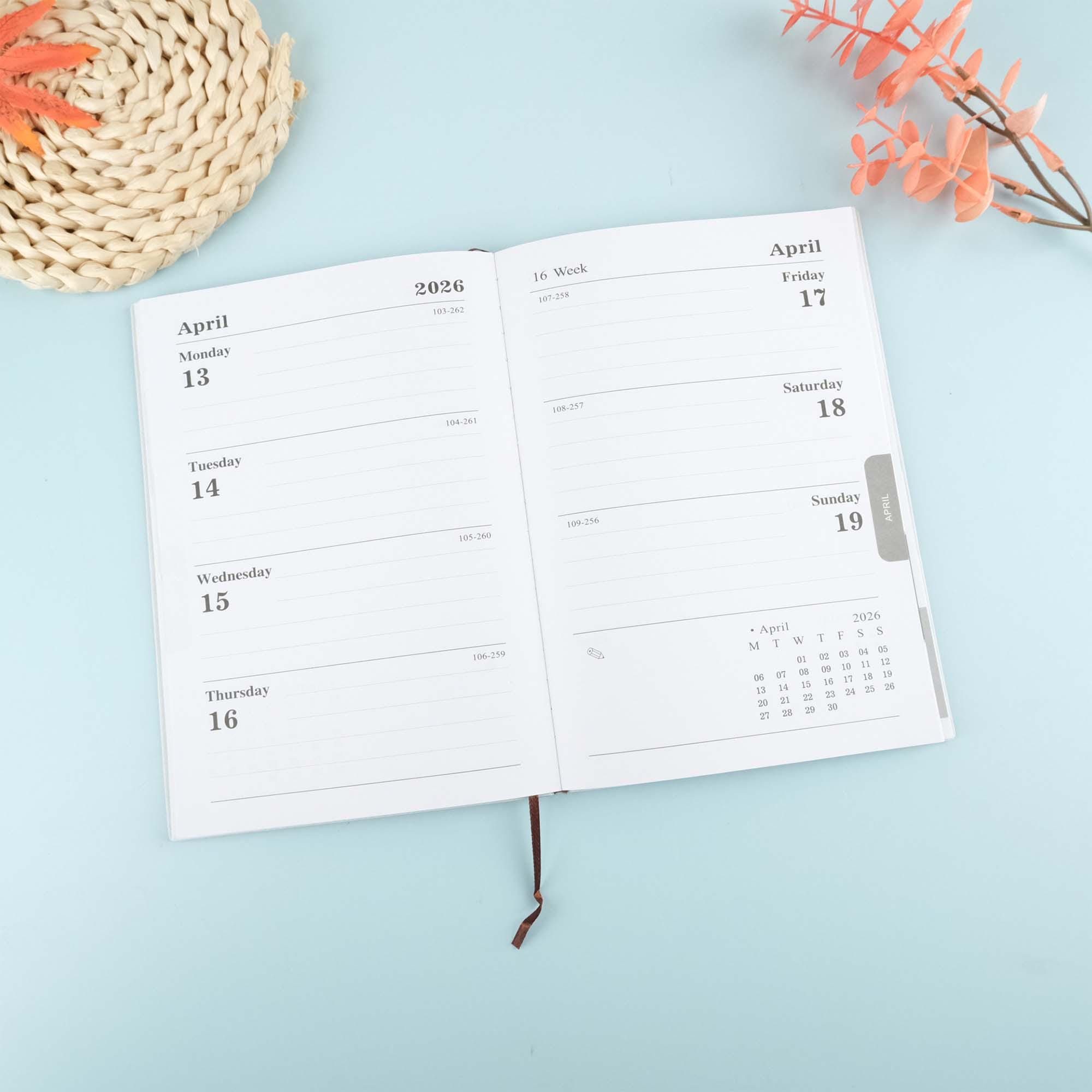 Personalized 2026 Daily Organizer, Personalized Notebook, Daily ...