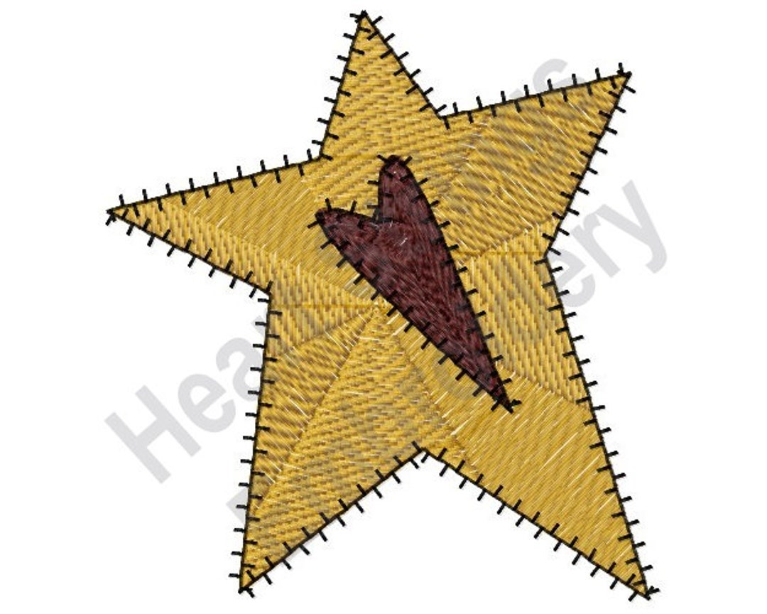 Folk Art Star - Machine Embroidery Design, Embroidery Designs, Machine ...