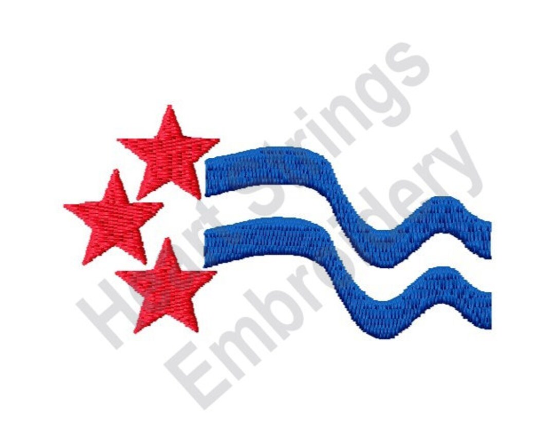 Stars & Stripes - Machine Embroidery Design, Embroidery Designs ...