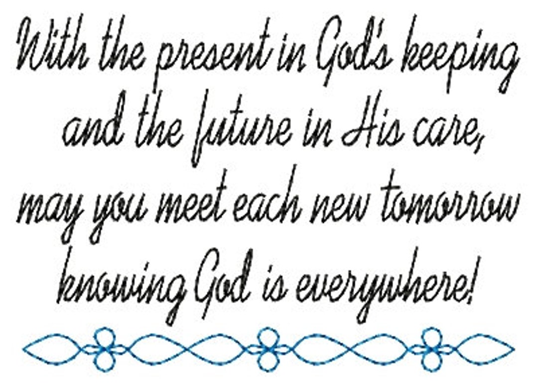 God is Everywhere Saying Redwork Sampler Machine Embroidery Design 5x7 ...