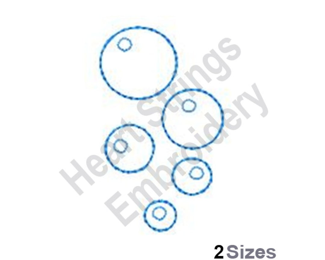 Bubbles - Machine Embroidery Design, Embroidery Designs, Machine ...