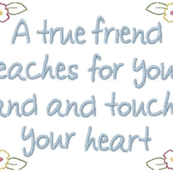 Friend Embroidery Designs - Etsy