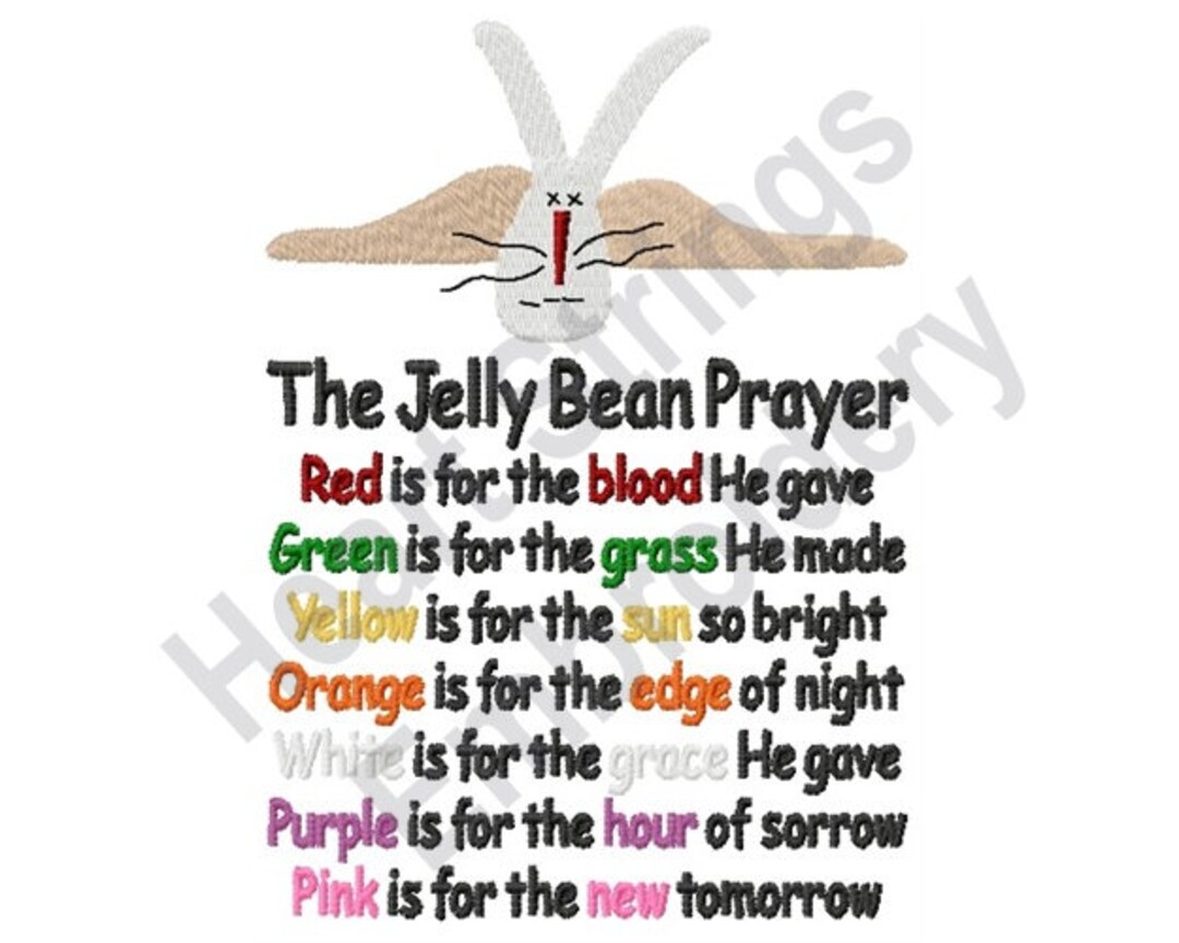 Jelly Bean Prayer Machine Embroidery Design, Embroidery Designs ...