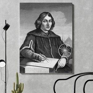 Nicolaus Copernicus Canvas Wall Art, Print/poster, Home Decor Art ...