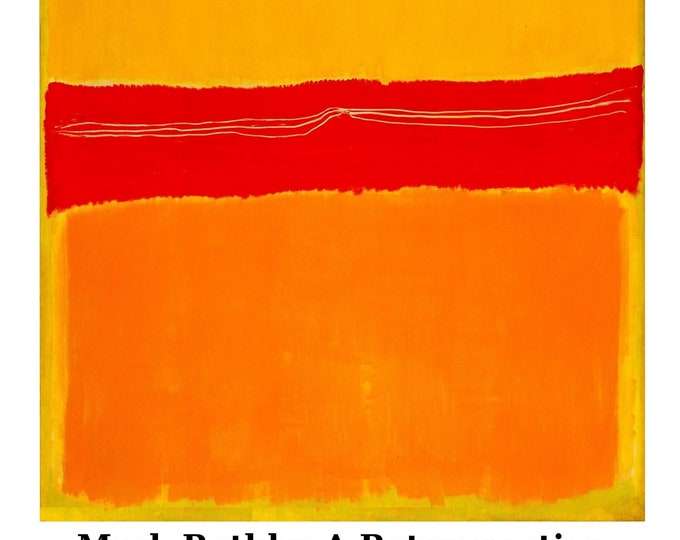 Mark Rothko Poster A Exhibition Print as Housewarming Gift or ...