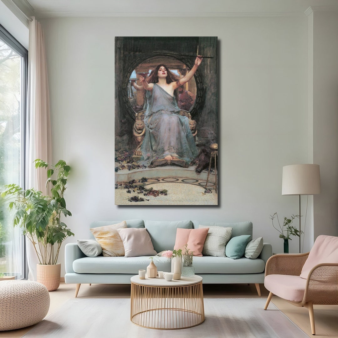 John William Waterhouse:circe Offering the Cup to Odysseus(1891)canvas ...