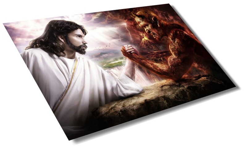 Jesus Christ Devil Satan God, Jesus Devil Vs God, Lucifer Vs Jesus ...