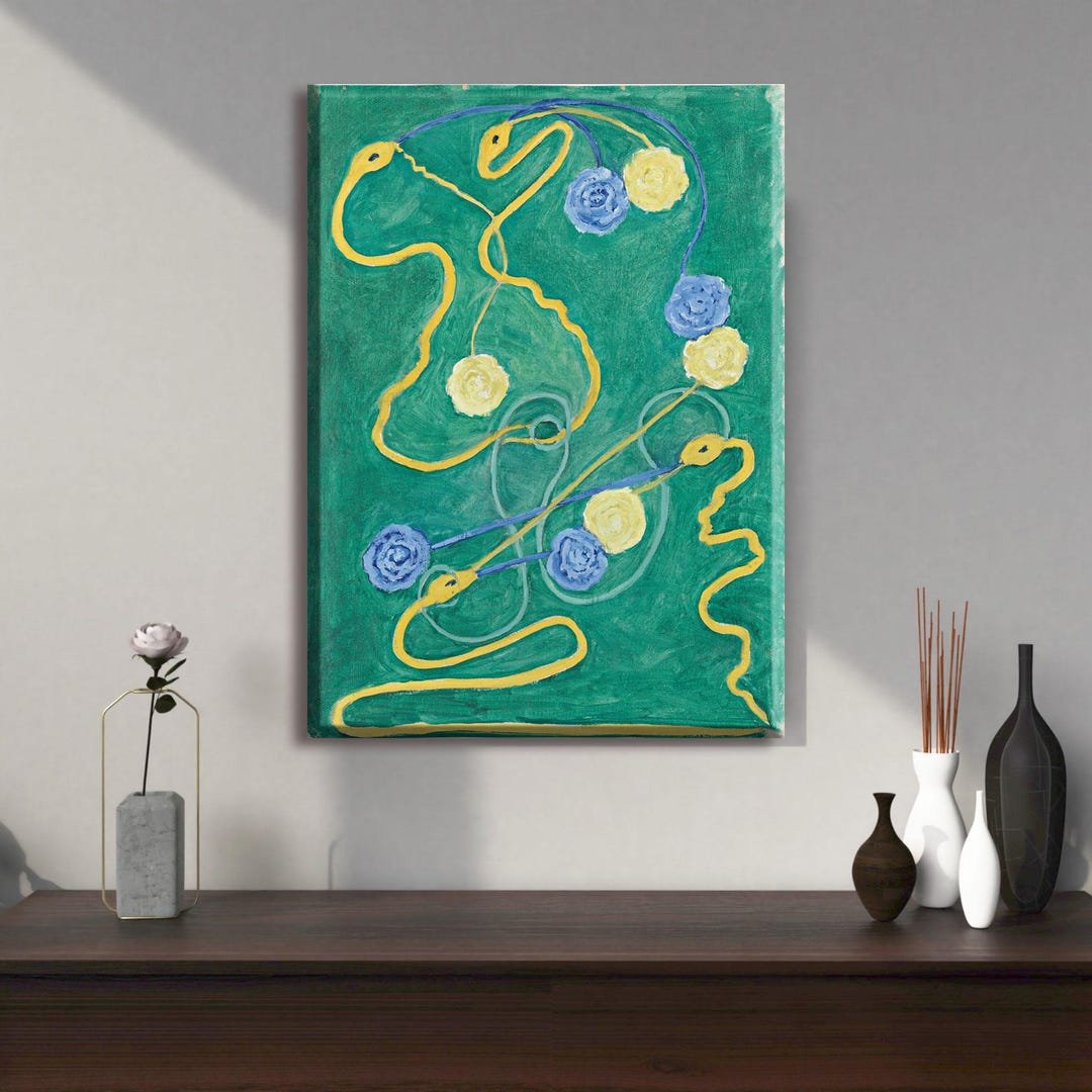 Hilma Af Klint Primordial Chaos Canvas Print: Ready to Hang Wall Art - Etsy