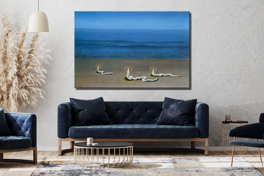 René Magritte Candle Dove Canvas Art,reproduction Print Wall Art,modern ...