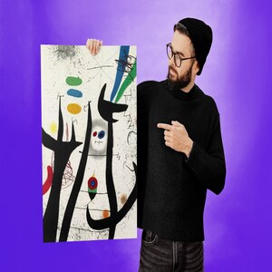 Joan Miro TREE WOMAN Poster,print Canvas,ciphers and Constellations ...