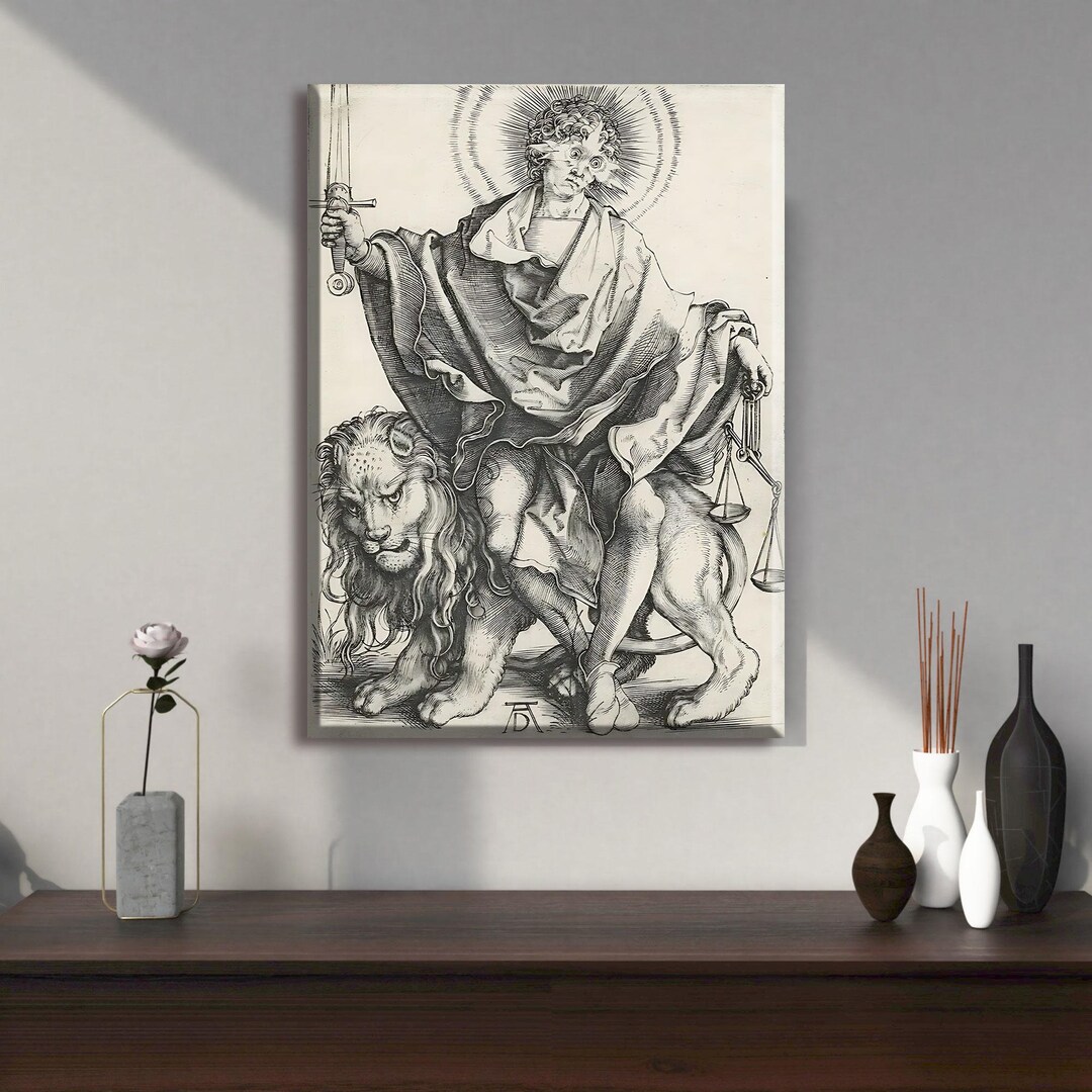 Albrecht Durer Painting: Sol Justitiae Canvas Wall Art christ as the ...