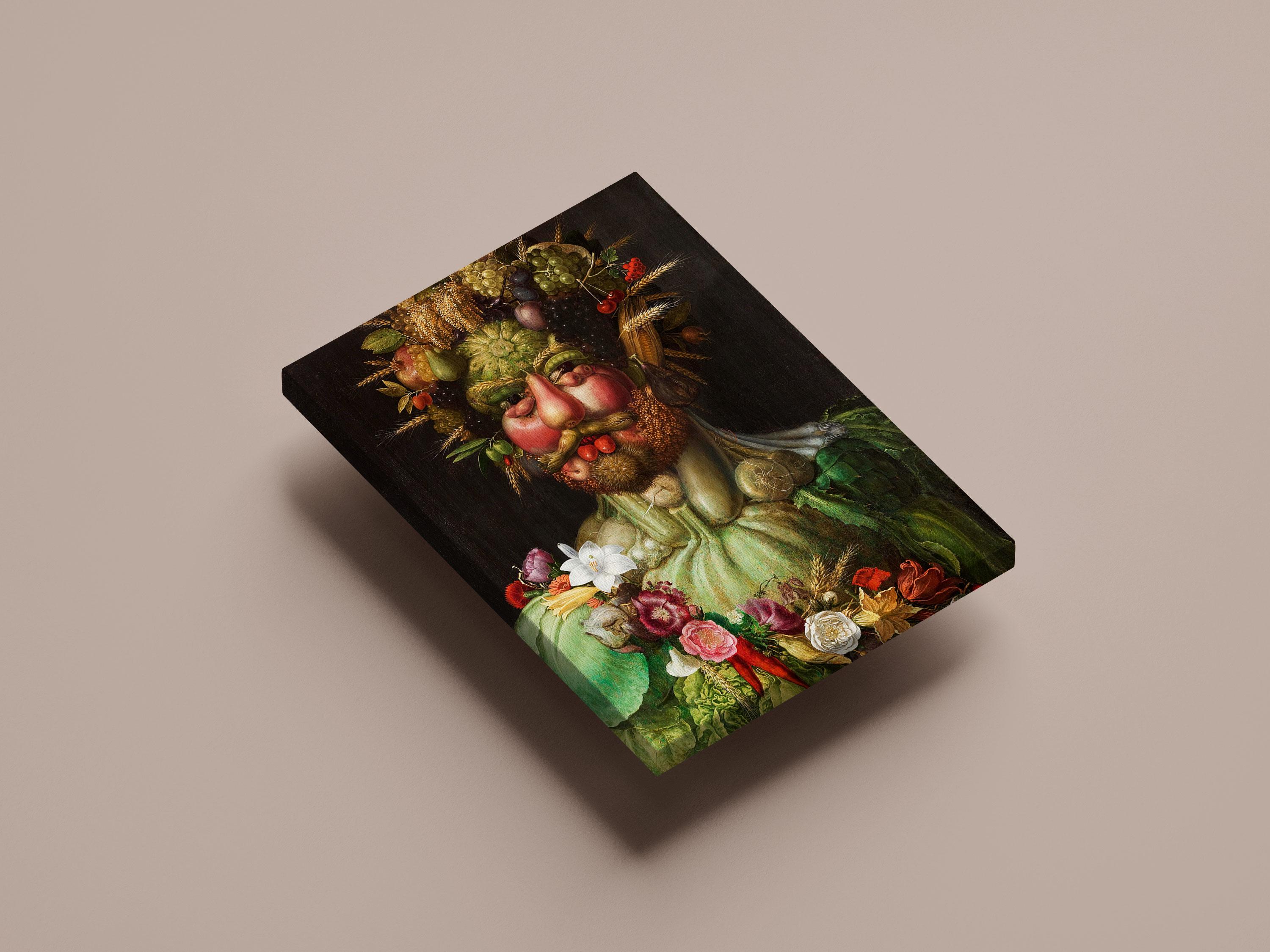 Giuseppe Arcimboldo Portrait With Vegetables Wall Art,giuseppe ...